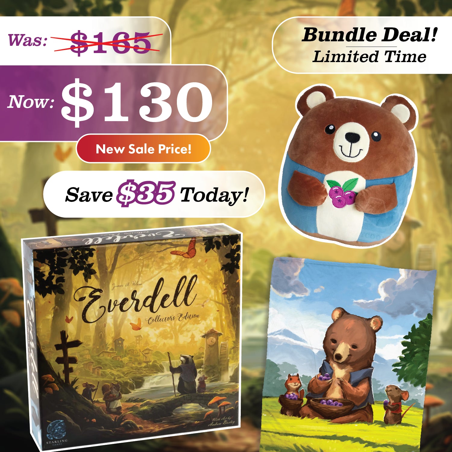 Everdell - Berry Bear Bundle – Tycoon Games